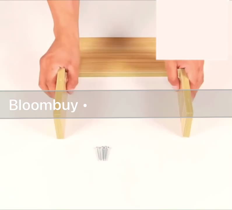 3-In-1 Undrill Wall Shelves U Shape Wall Frame Bedroom Simple Wall ...