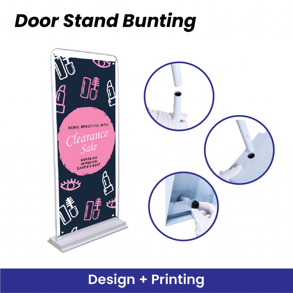 Door Shape Banner Stand / Door Stand Customisable Printing ( Free ...