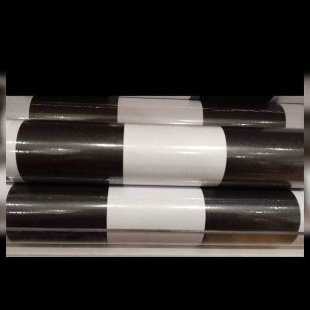 Wallpaper Sticker Kaison( Corak Jalur Hitam Putih/ Jalur Lebar ...