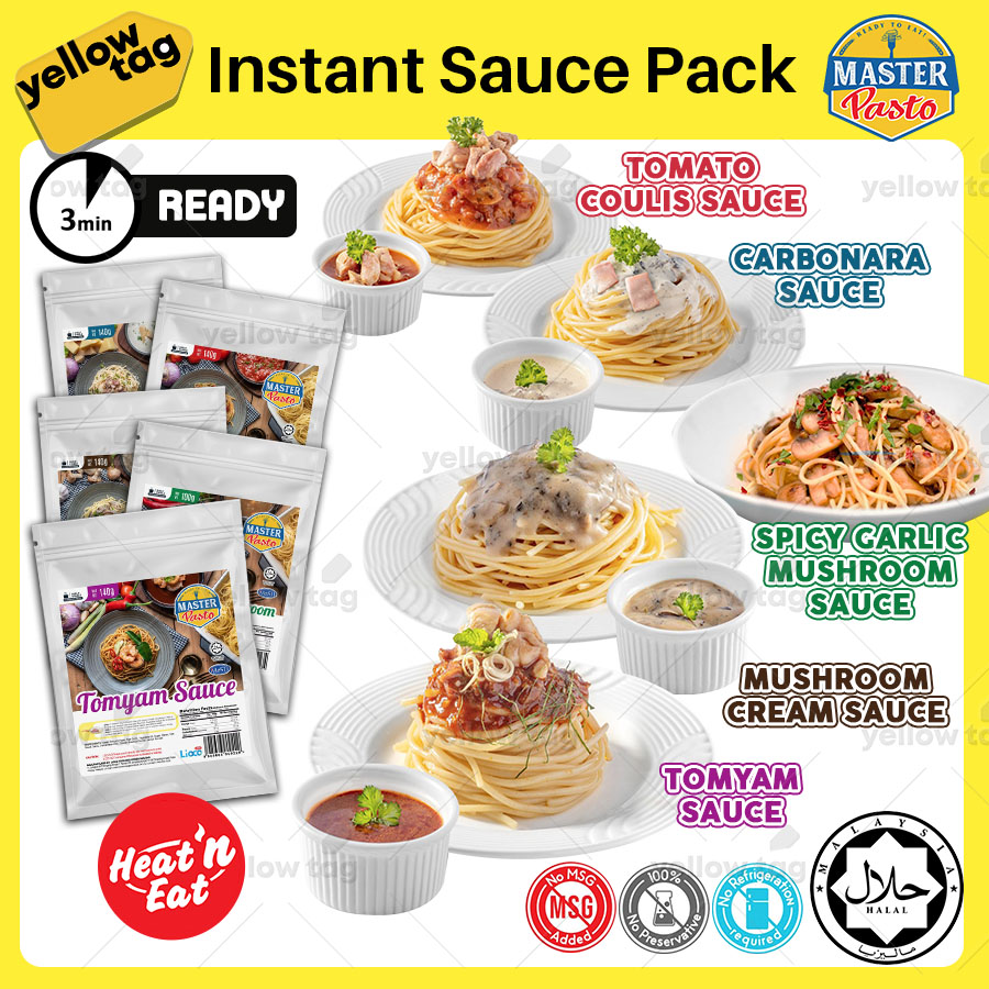 Master Pasto Sauce [HALAL] LIOCO FOOD Sauce Instant Ready to Eat Sauce ...