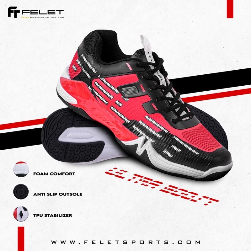 !!Ready Stock!! FELET Badminton Shoe Flying Pro Comfort Boost 1.0 (100% ...