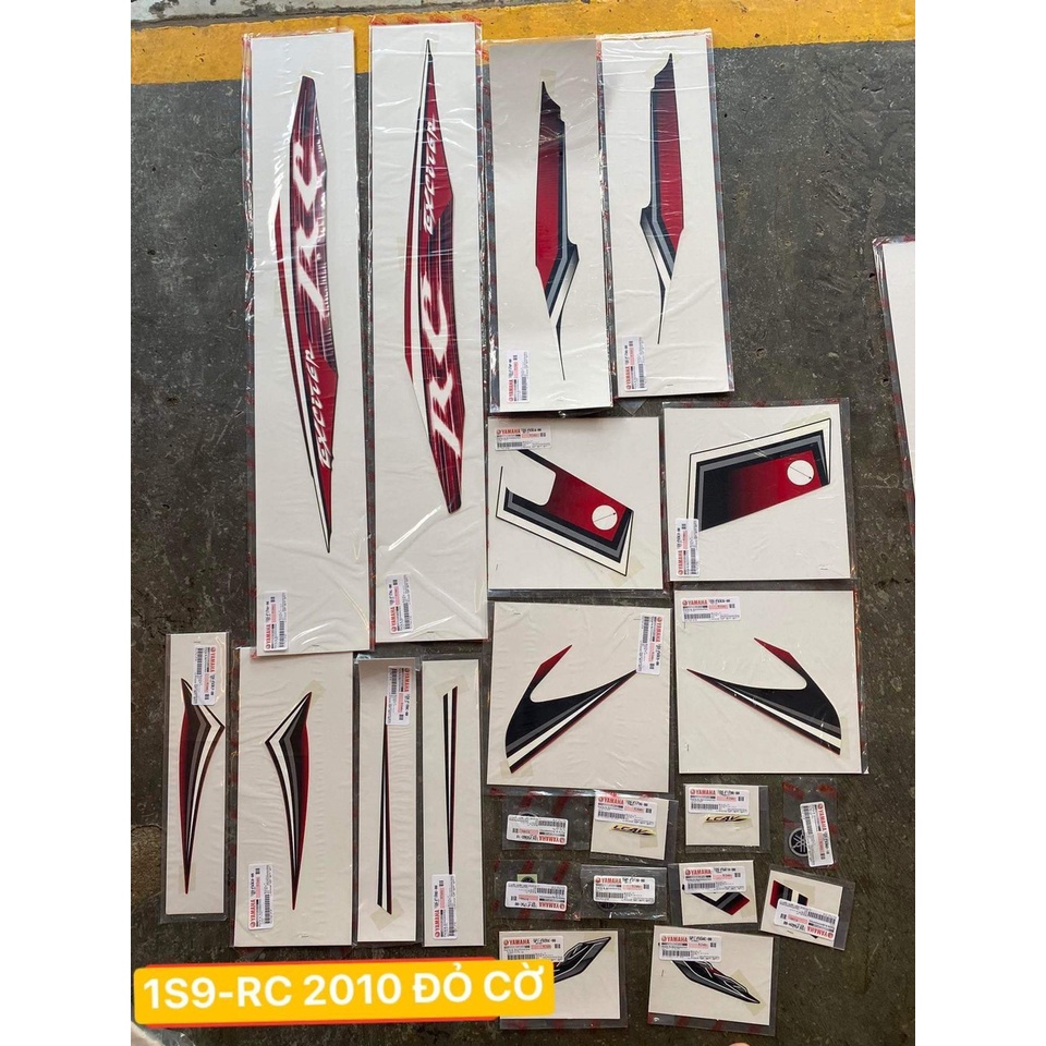 Genuine yamaha Exciter 2010 Red RC stamps for all genuine models and 3 ...