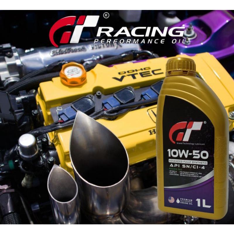 GT Racing 10W-50 PAO 1L | Shopee Malaysia