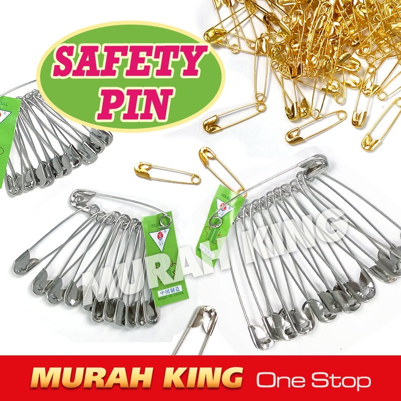 (Box) Safety Pin / Pin Keselamatan / High Quality Safety Pins | Shopee ...