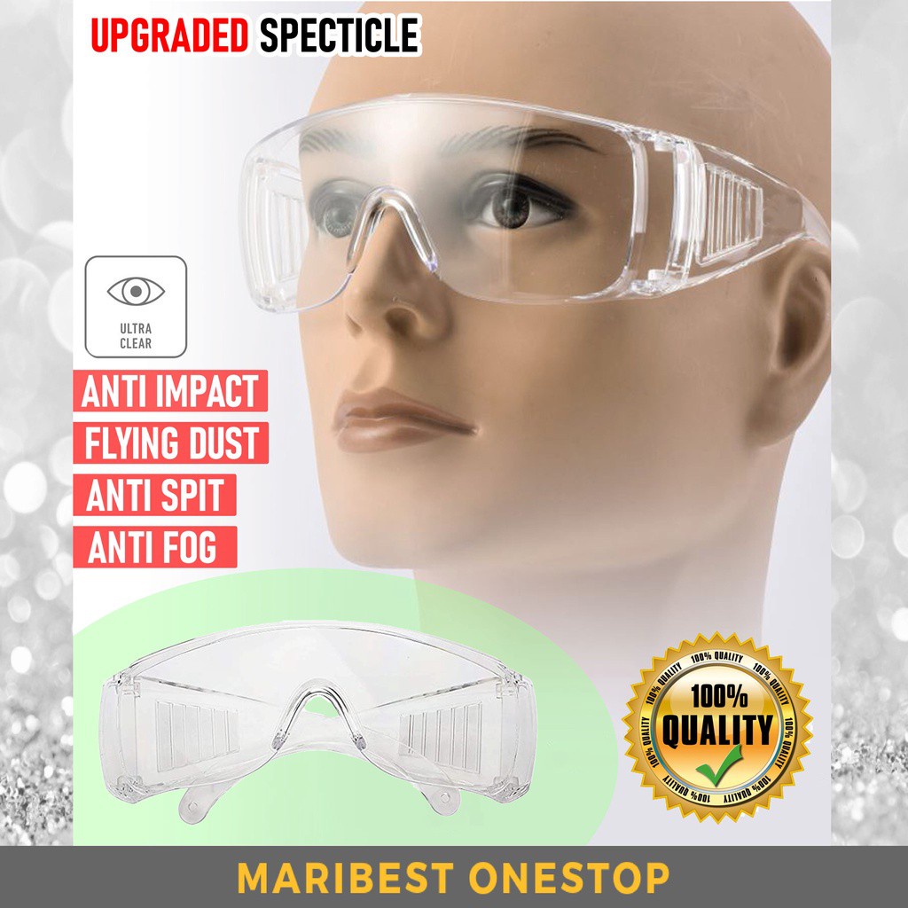 Safety Spectacle Clear Eye safety Safety Glasses Goggle Eye Protection ...
