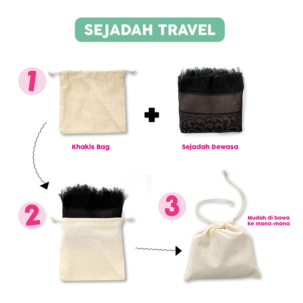 SEJADAH TRAVEL GIFT HARI GURU / SEJADAH RINGGAN MUDAH SIMPAN DALAM BEG ...