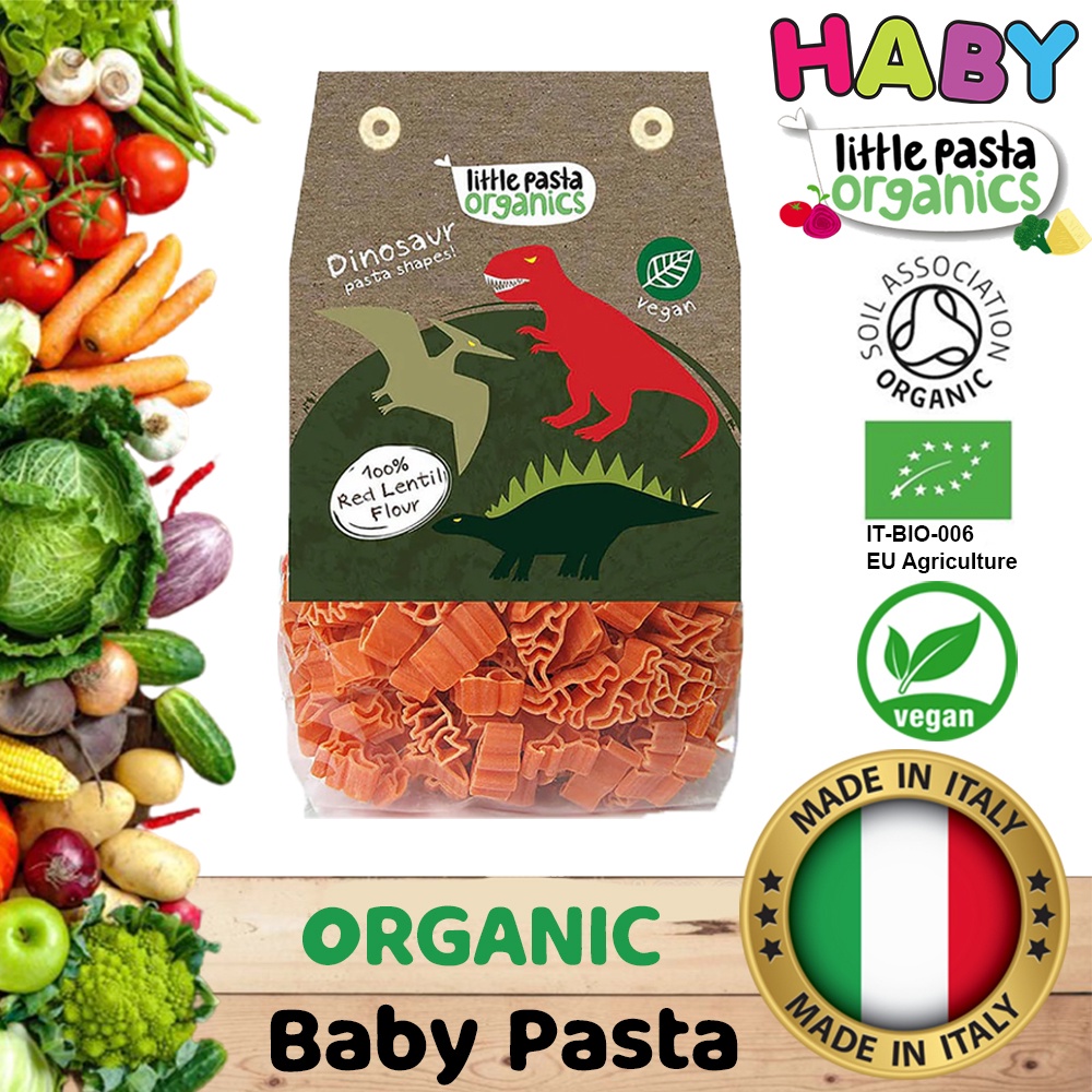 🎉MEGA SALE🎉Little Pasta Organics™ Red Lentil Dinosaur Fun Shape Pasta ...