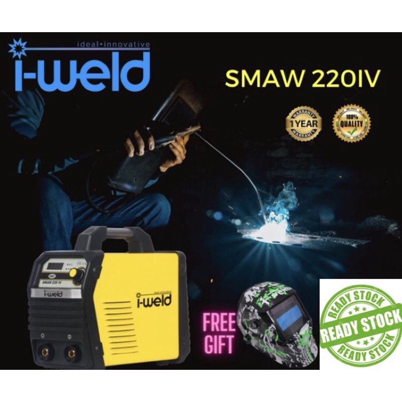 I-Weld SMAW 220 Iv Welding Machine Set mesin welding I-weld SMAW 220 iv ...