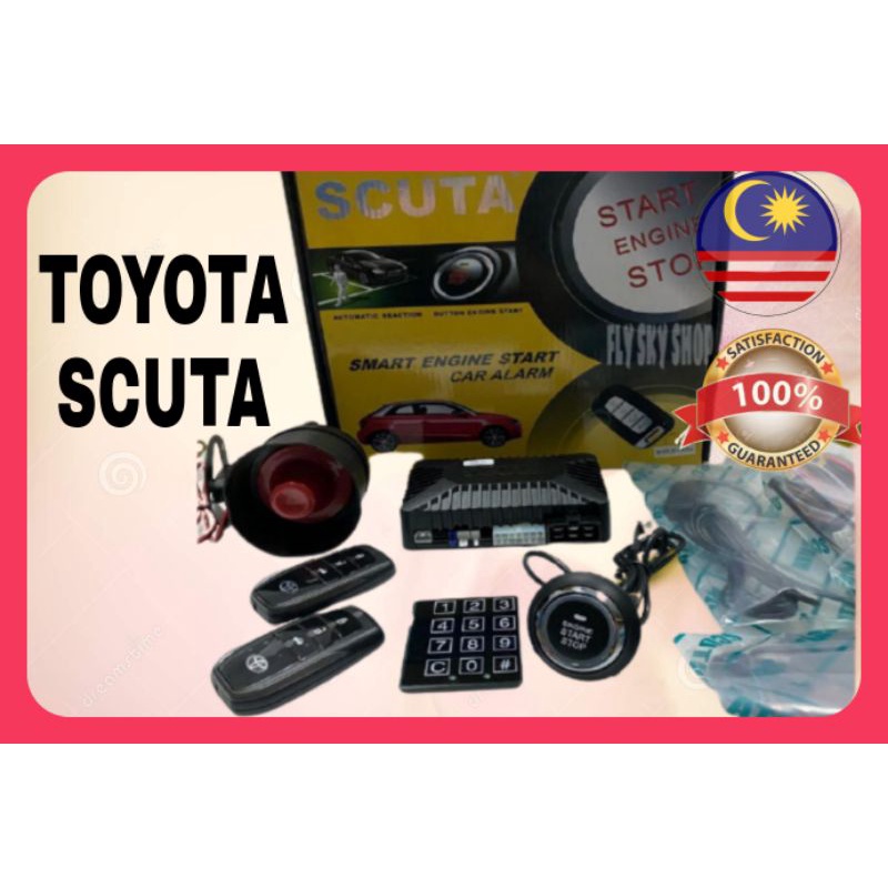 💥 TOYOTA Scuta Push Start Alarm#TOYOTA# Passive Keyless Entry System ...