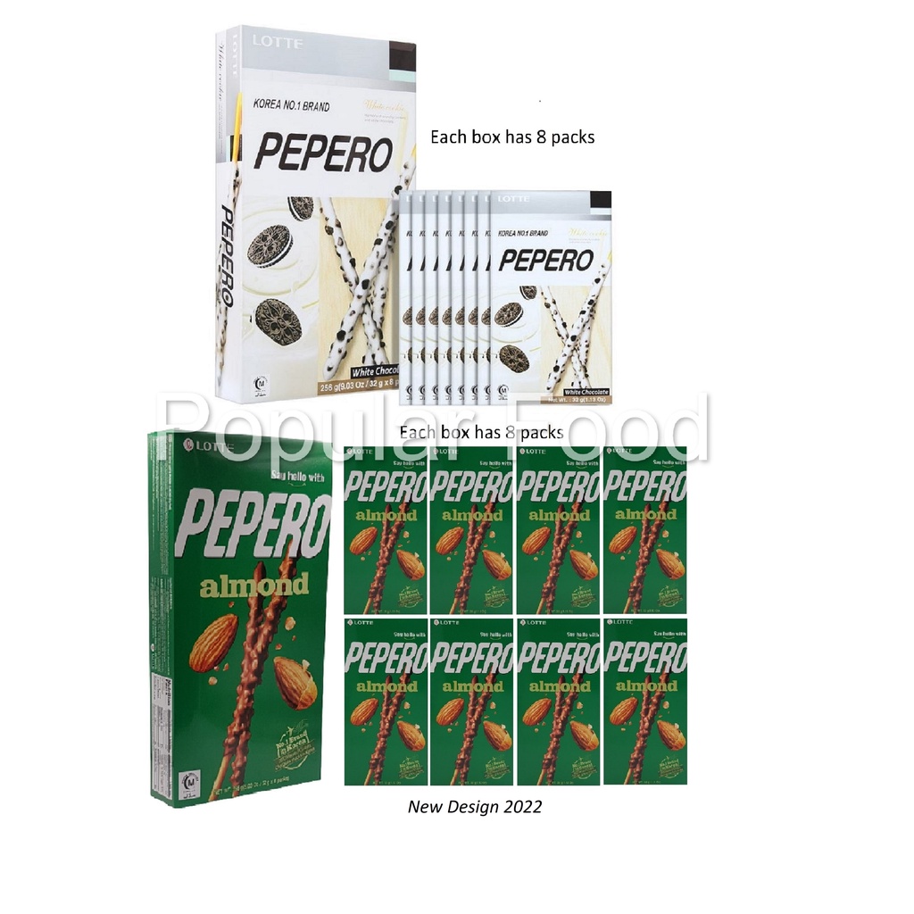 Lotte Pepero Big Pack 256g (8 packs x 32g) | Shopee Malaysia