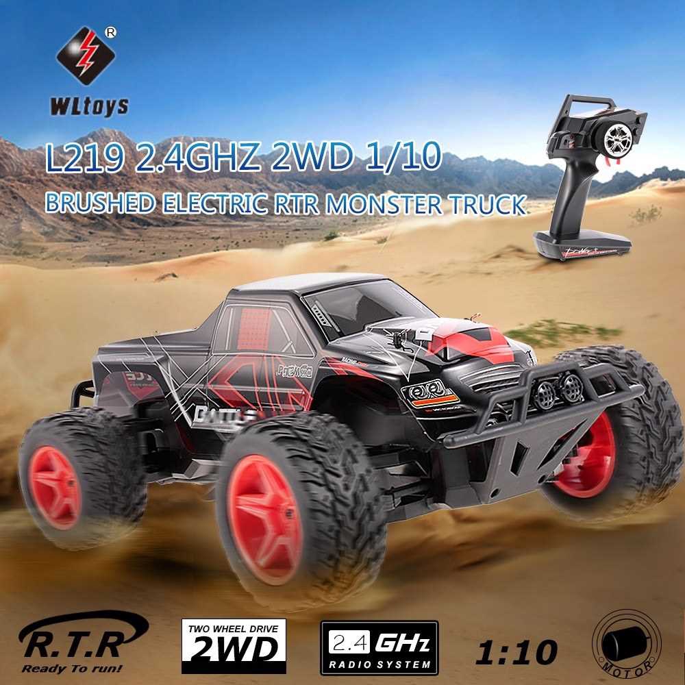 Original WLtoys L219 2.4GHz 2WD 1/10 30KM/H Brushed Electric RTR ...