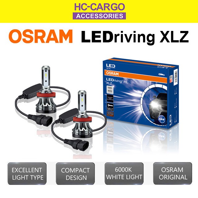 Osram XLZ 18W LED Driving Car Headlight H4 H7 H8 H11 H16 9005 9006 9012 ...