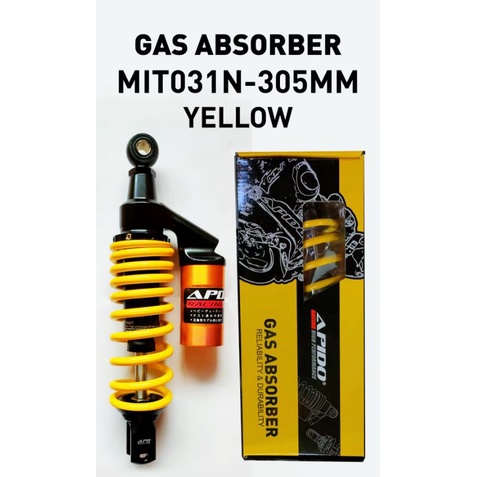 YAMAHA EGO / EGO-S -🔥MIT031N-305MM REAR ABSORBER / MONOSHOCK GAS TANK ...