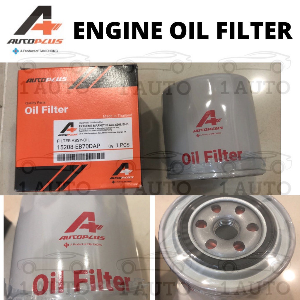 ORIGINAL TAN CHONG AUTOPLUS OIL FILTER for NISSAN NAVARA D40 NP300 D23 ...