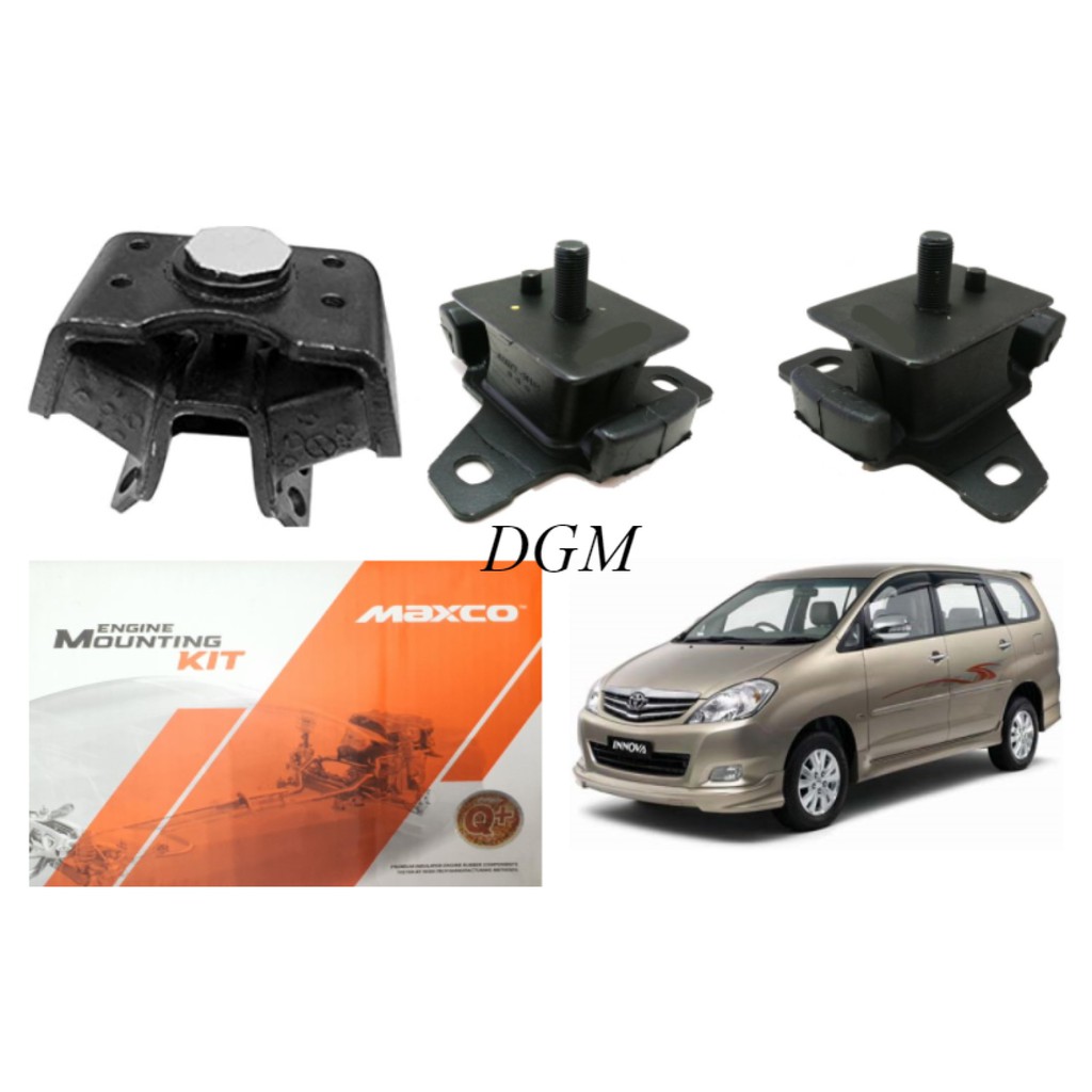 MAXCO Toyota Innova TGN40 2005-2015y Auto /Manual Engine Mounting Kit ...