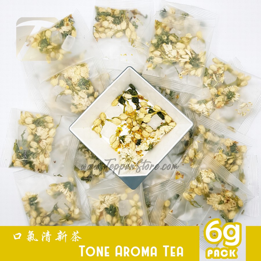 [Mix Pack] Tone Aroma Tea(Sugar) 6g | 口气清新茶(含冰糖) -Mix Flower Tea ...