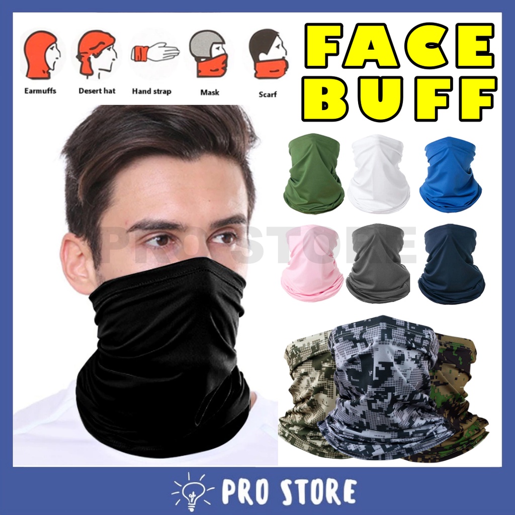 PROSTORE Face Mask Buff Anti Dust UV protection Mask Rider Topeng Muka ...