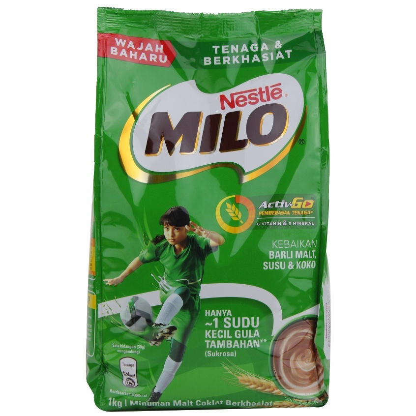 Nestle Milo Activ-Go Chocolate Malt Powder (1kg) | Shopee Malaysia