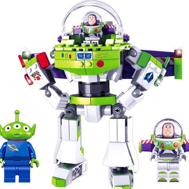 243PCS Buzz Lightyear Story 4 Original Buzz Building Blocks Space Model ...