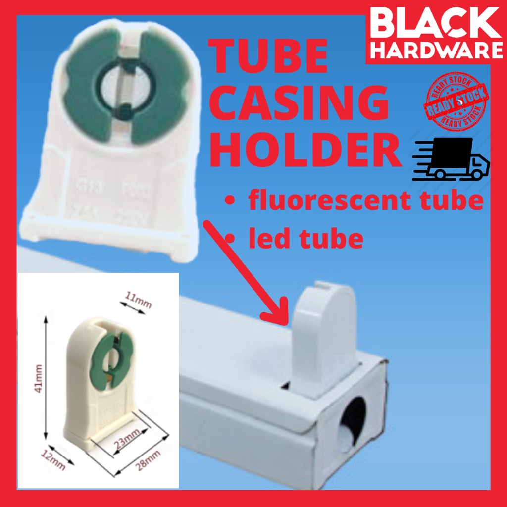 BLACK HARDWARE T8 Casing Mentol Lampu Kalimantang Panjang LED Circular ...