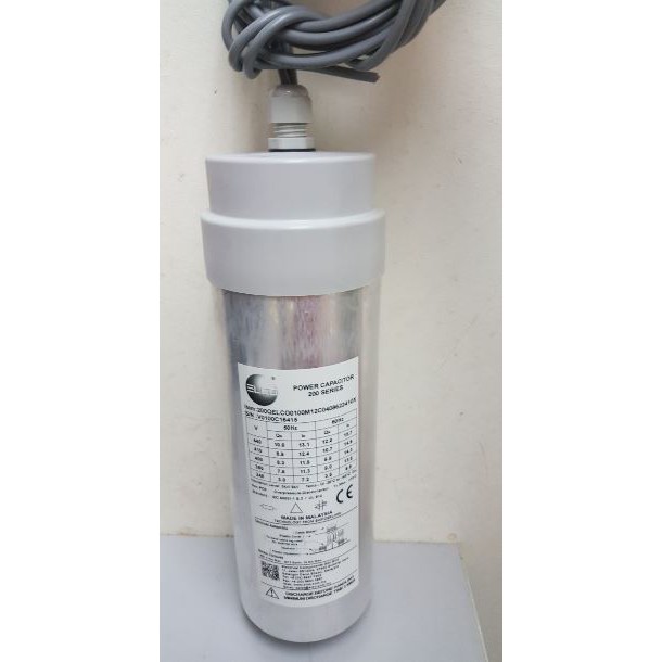 ELCO Capacitor cap bank 440v 525v power capacitor with cable | Shopee Malaysia