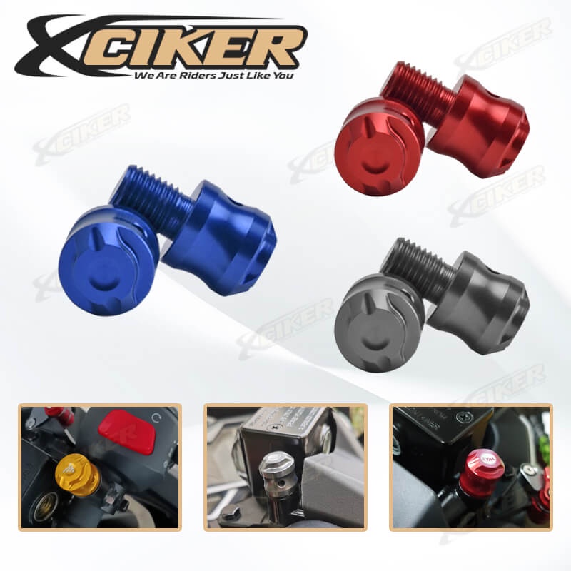 Motorcycle Side Mirror Adapter Bolt Screw CNC Mirror Blanking Cover ...