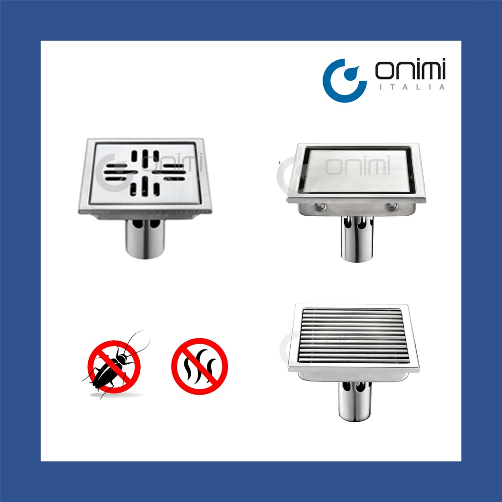 Onimi Italia - 4 inch Floor Trap (Anti Insect / Anti Odour) - 110mm ...