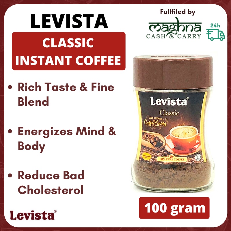 Levista Classic Instant Coffee 100g (100% Pure Coffee) | Shopee Malaysia