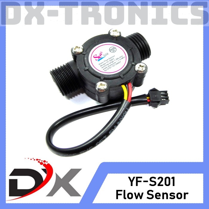 Flow Meter 1/2" Flow Sensor YF-S201 Water Flow YF S201 0.5 Inch ...