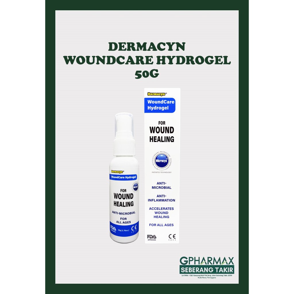 DERMACYN WOUNDCARE HYDROGEL 50G | Shopee Malaysia