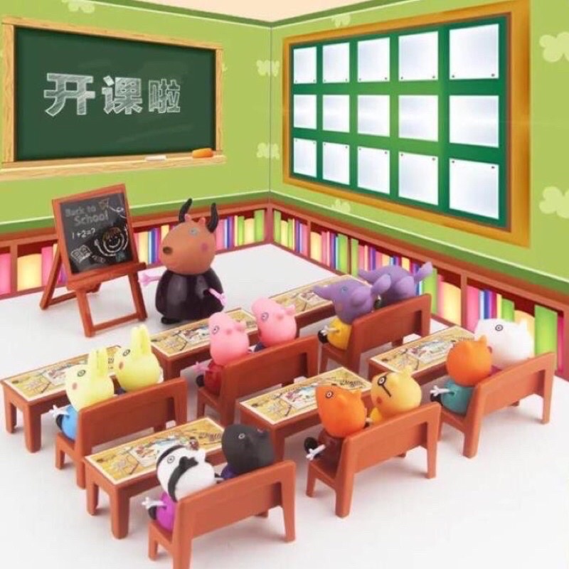 Peppa Pig Classroom Toy Set | Shopee Malaysia