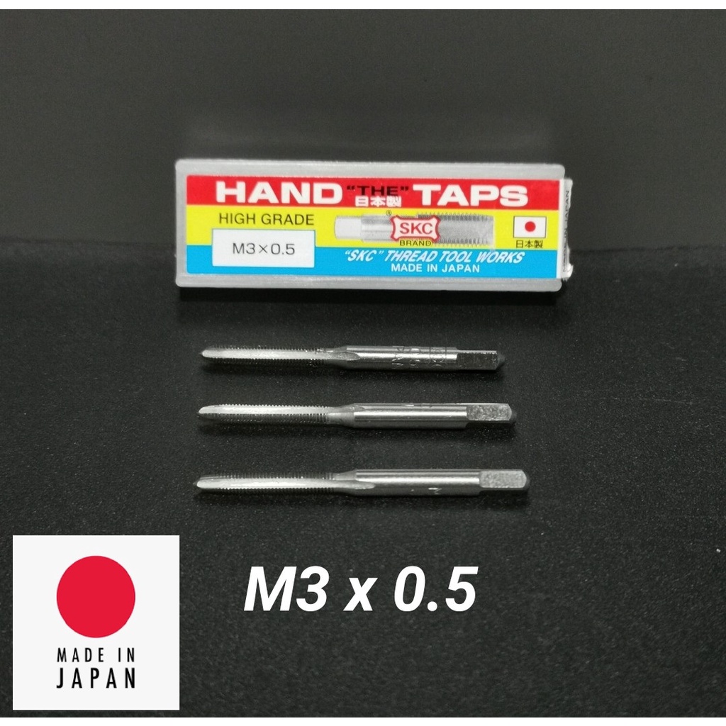 [100% Original] Japan SKC Carbon Steel Hand Tap M2/M3/M4/M5/M6/M8/M10/M12/M13/M14 Industrial ...