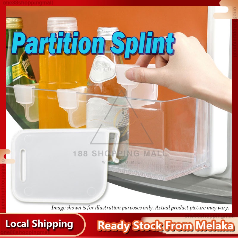 1Pcs Refrigerator Storage Partition Board Plastic Divider Storage ...