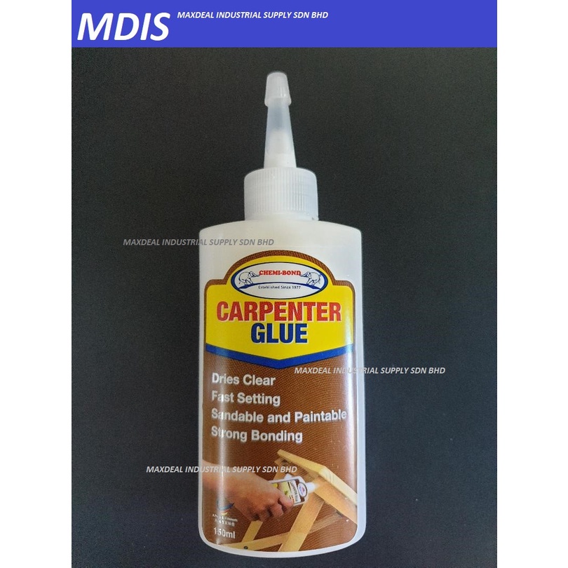 CHEMI-BOND 150ML White Carpenter Glue Furniture Timber Lamination Wood ...