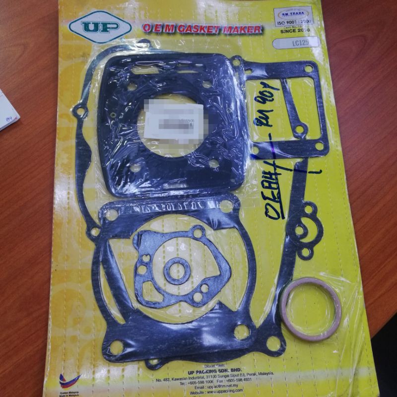 YAMAHA LC125 O/H GASKET/ YAMAHA LC125 OVERHAUL GASKET/YAMAHA RD125LC O ...