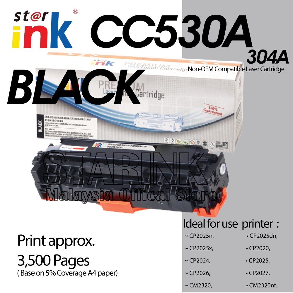(B/C/Y/M) Compatible Toner to HP 304A CC530A CC531A CC532A CC533A For HP CP2025 CP2025n CP2025dn ...