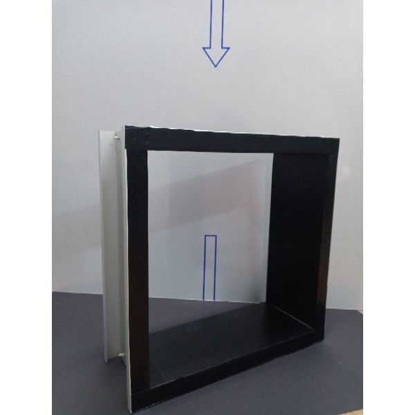 Aluminium Exhaust Fan Frame for 10" FAN * Aluminum Frame Bingkai Frem ...