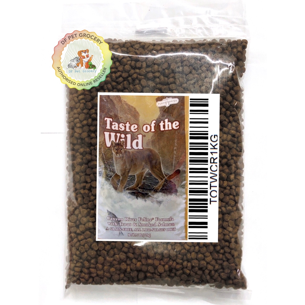 Taste Of The Wild Cat Food 1kg - Rocky Mountain / Canyon River ( TOTW ...