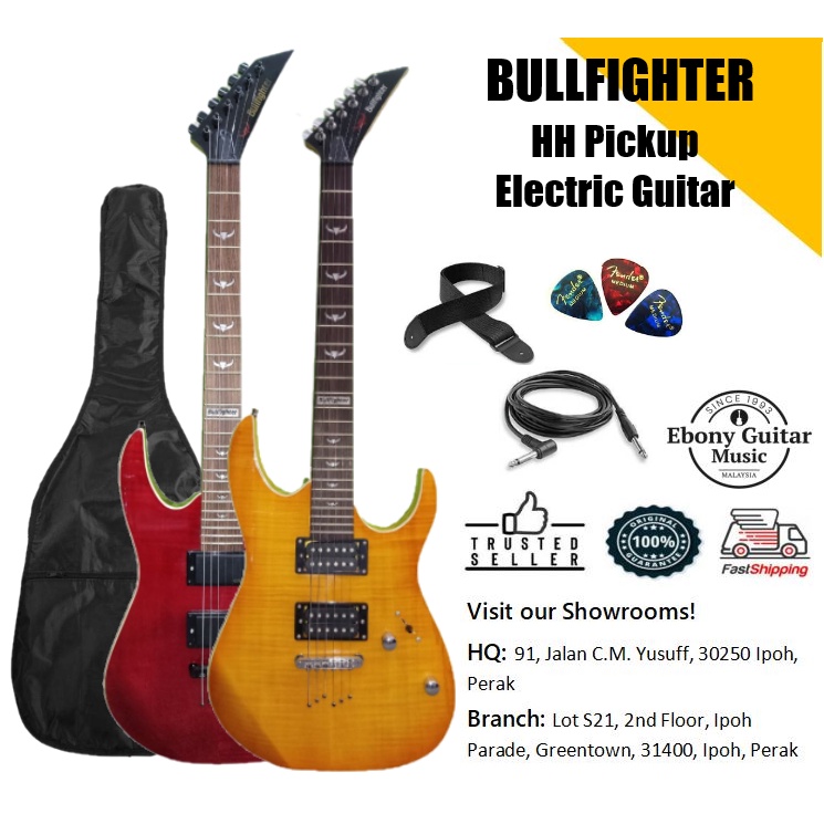 Bullfighter HH pickup electric guitar | Shopee Malaysia