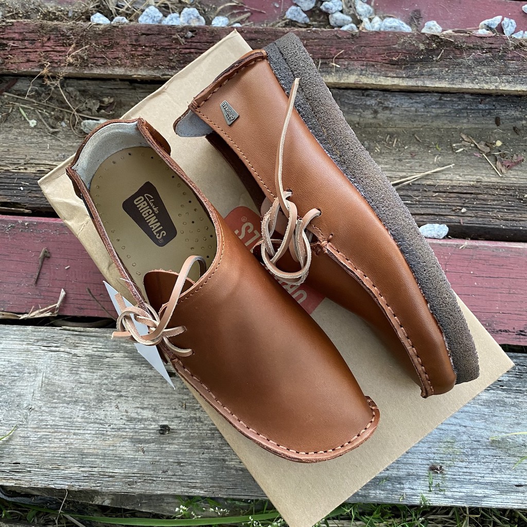 (FREE GIFTS 🎁) CLARKS LUGGER (10) Genuine Light Brown Nubuck ...