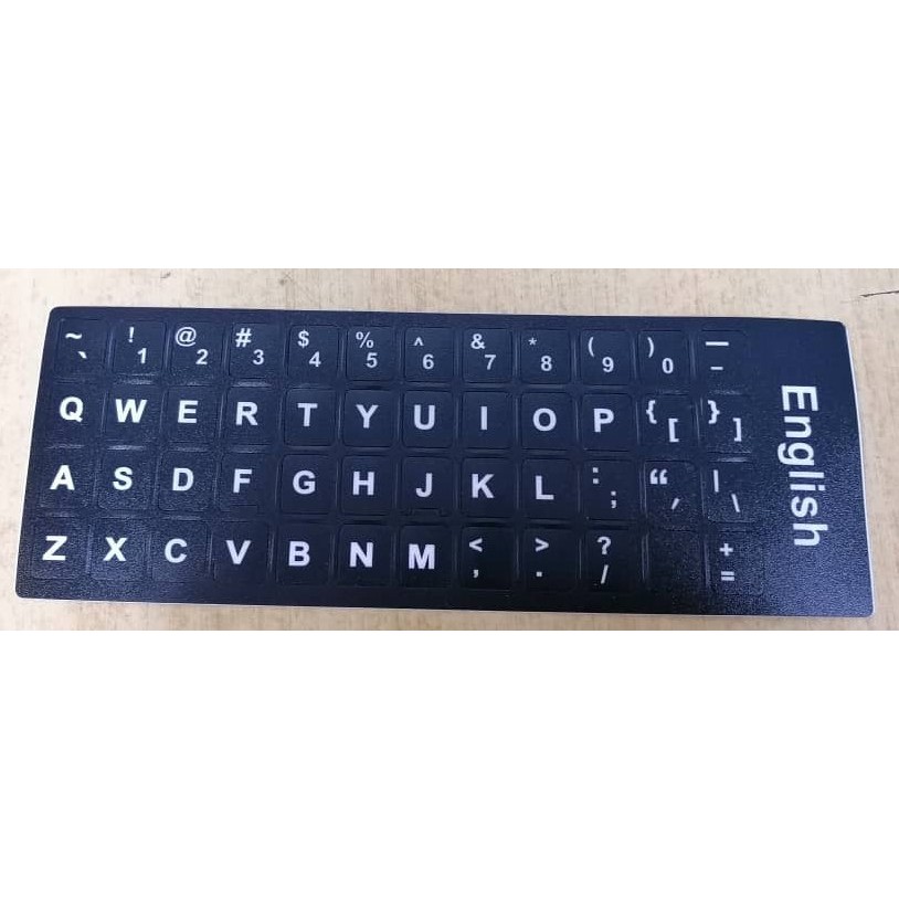 KEYBOARD STICKER FOR LAPTOP AND DESKTOP (ENGLISH VERSION) | Shopee Malaysia