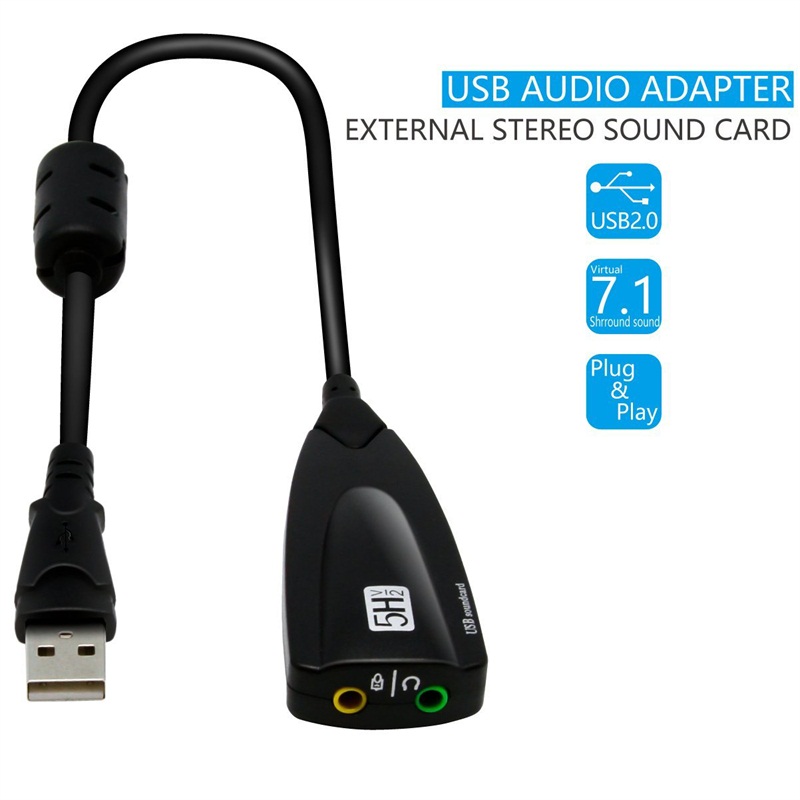 [localstore.my] 5HV2 USB 2.0 Virtual 7.1 Channel Audio External Sound Card Adapter | Shopee Malaysia