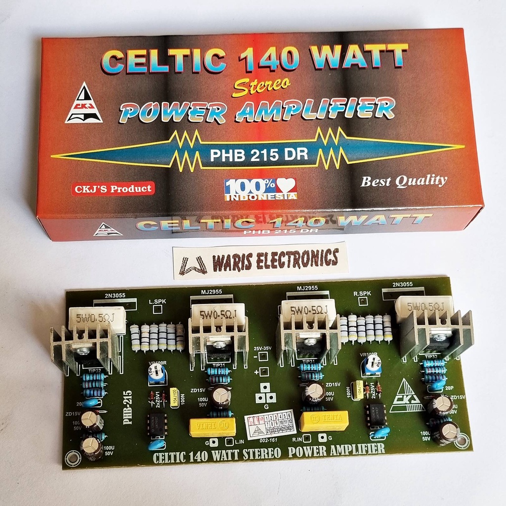140 W Watt Stereo Celtic CKJ PHB215DR Power Amplifier Driver Kit ...