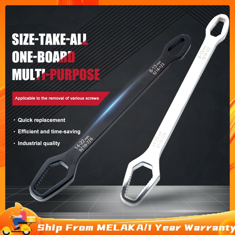 Double-Head Multi-Purpose Spanner Multifunctional Torx Wrench Self ...