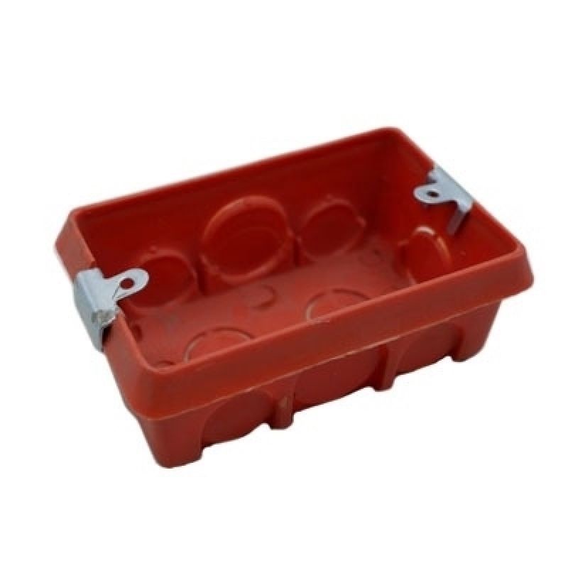Plastic Embedded Block PVC Orange Enclosure 2x4 Inch | Shopee Malaysia