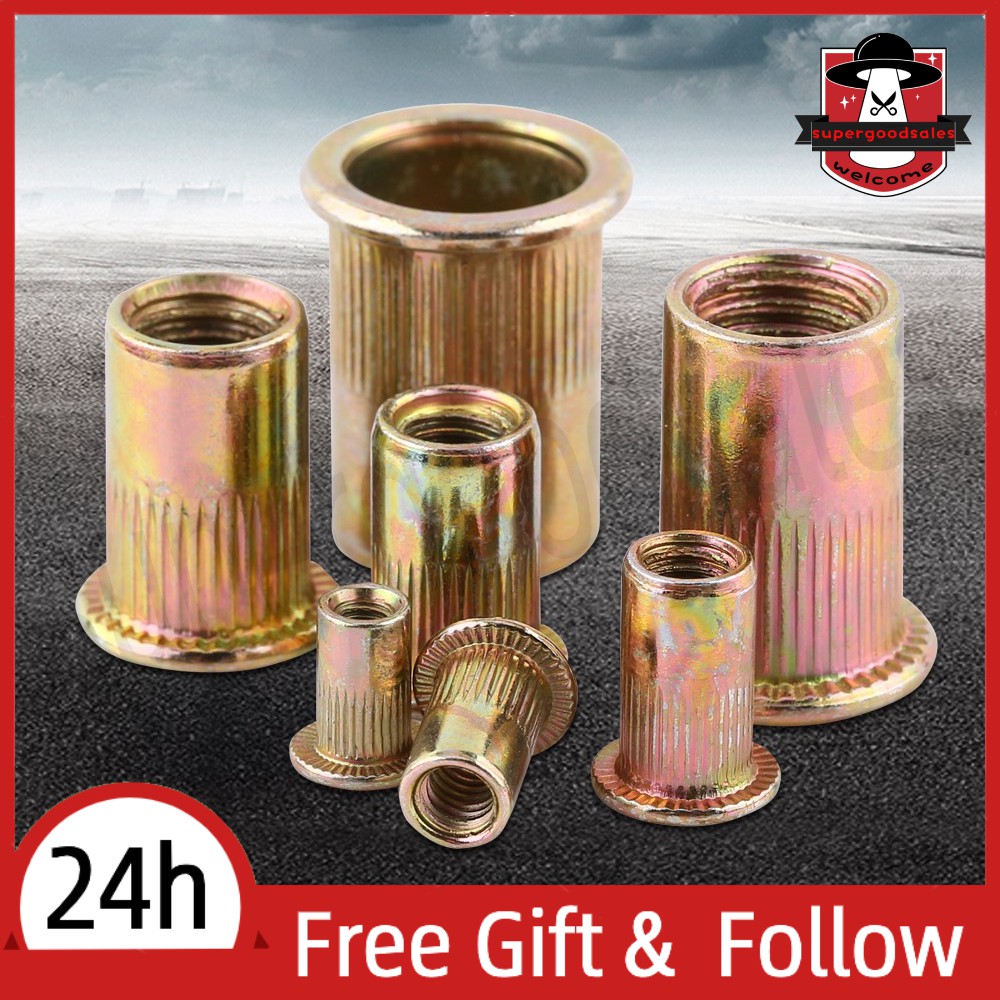 [Wholesale Price] M3-M12 Carbon Steel Flat Threaded Rivet Nut Flange ...