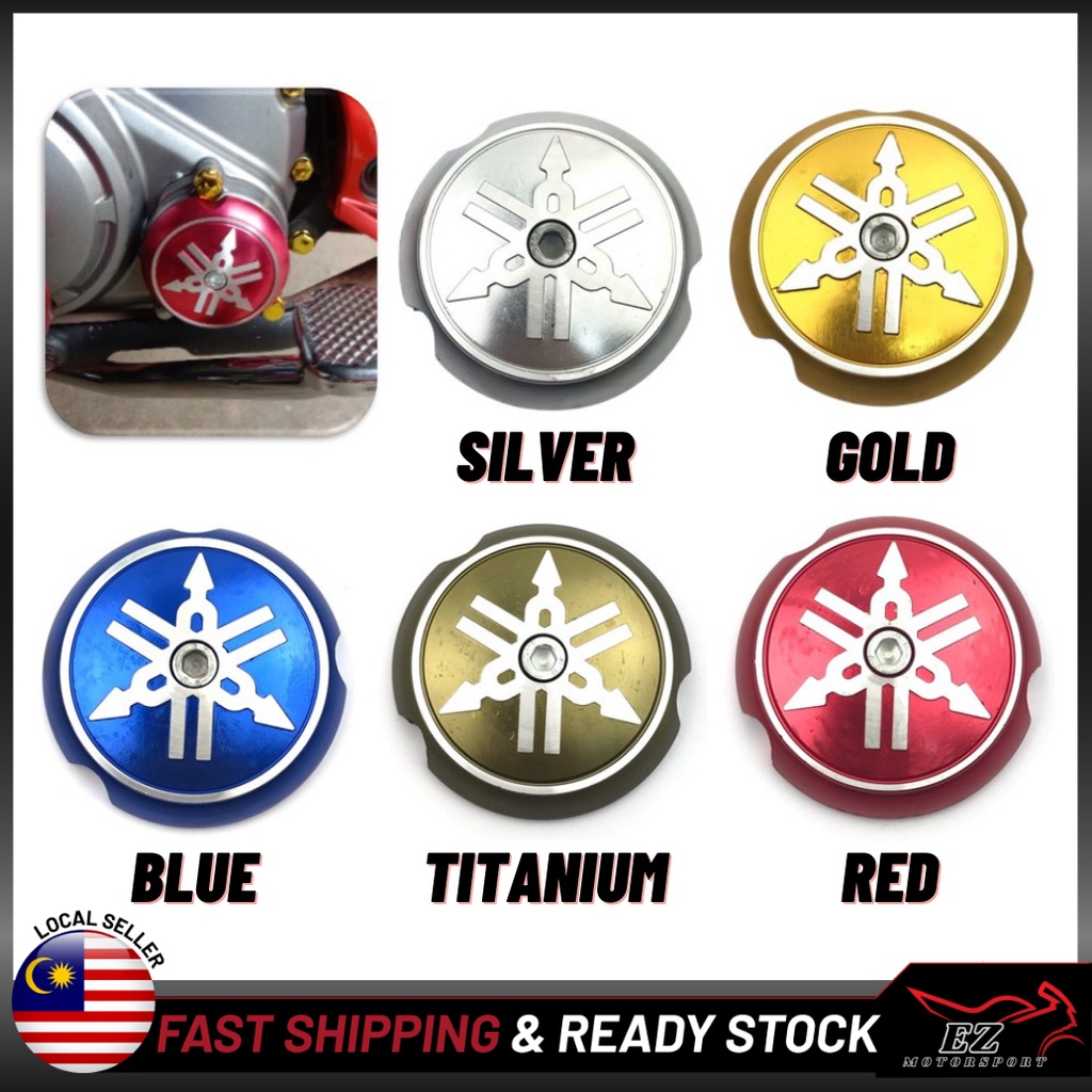 Alloy Oil Filter Cap Oil Filter Cover Logo YAMAHA SRL115 LAGENDA115 ...