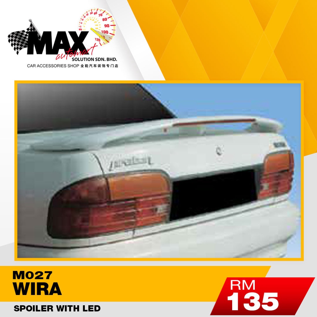 M207 PROTON WIRA SPOILER WITH LED | Shopee Malaysia