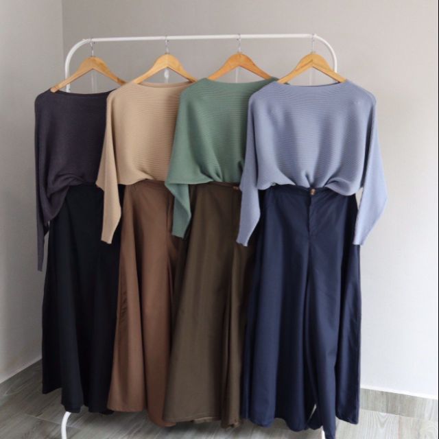 🔥SENNA BATWING x CORRA PANTS🔥 | Shopee Malaysia