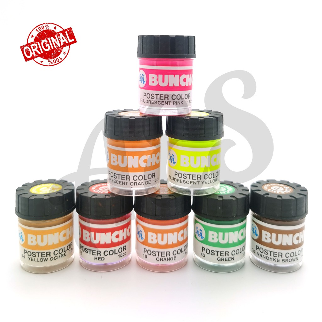 Buncho Poster watercolour 15cc [Part 2/2] | Shopee Malaysia